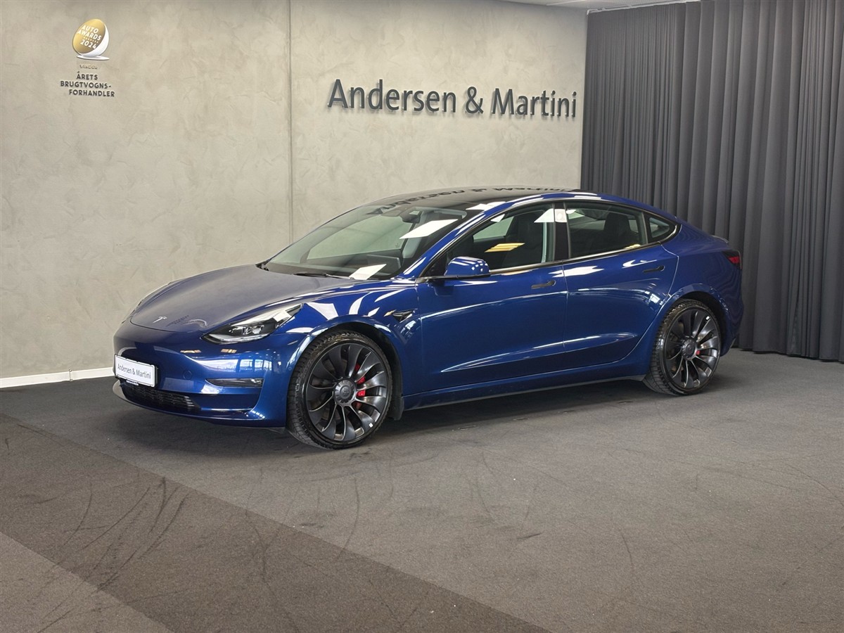 Tesla Model 3 EL Performance AWD 513HK Aut. på lager