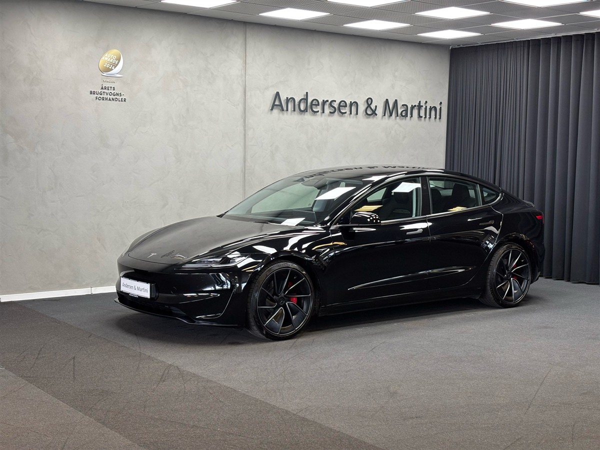 Tesla Model 3 EL Performance AWD 534HK Aut. på lager