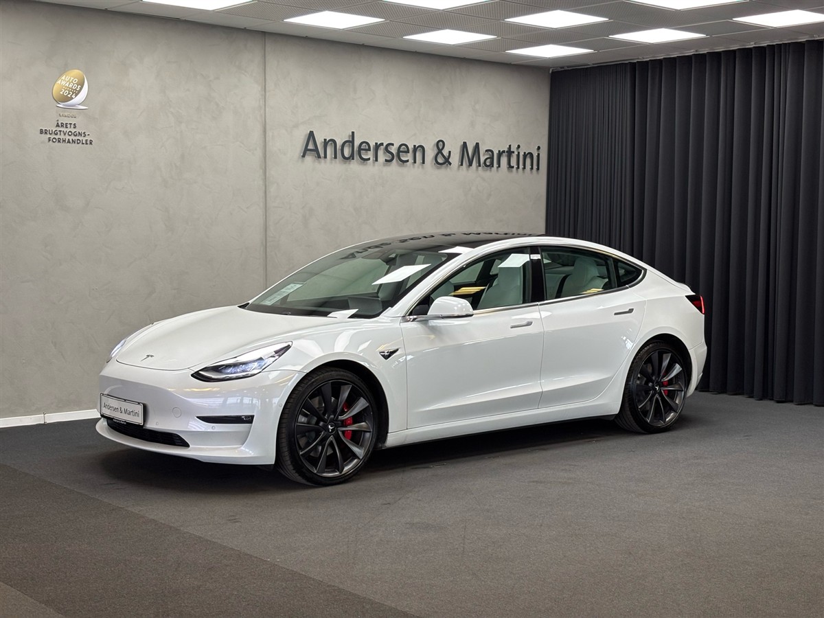 Tesla Model 3 EL Performance AWD 513HK Aut. på lager